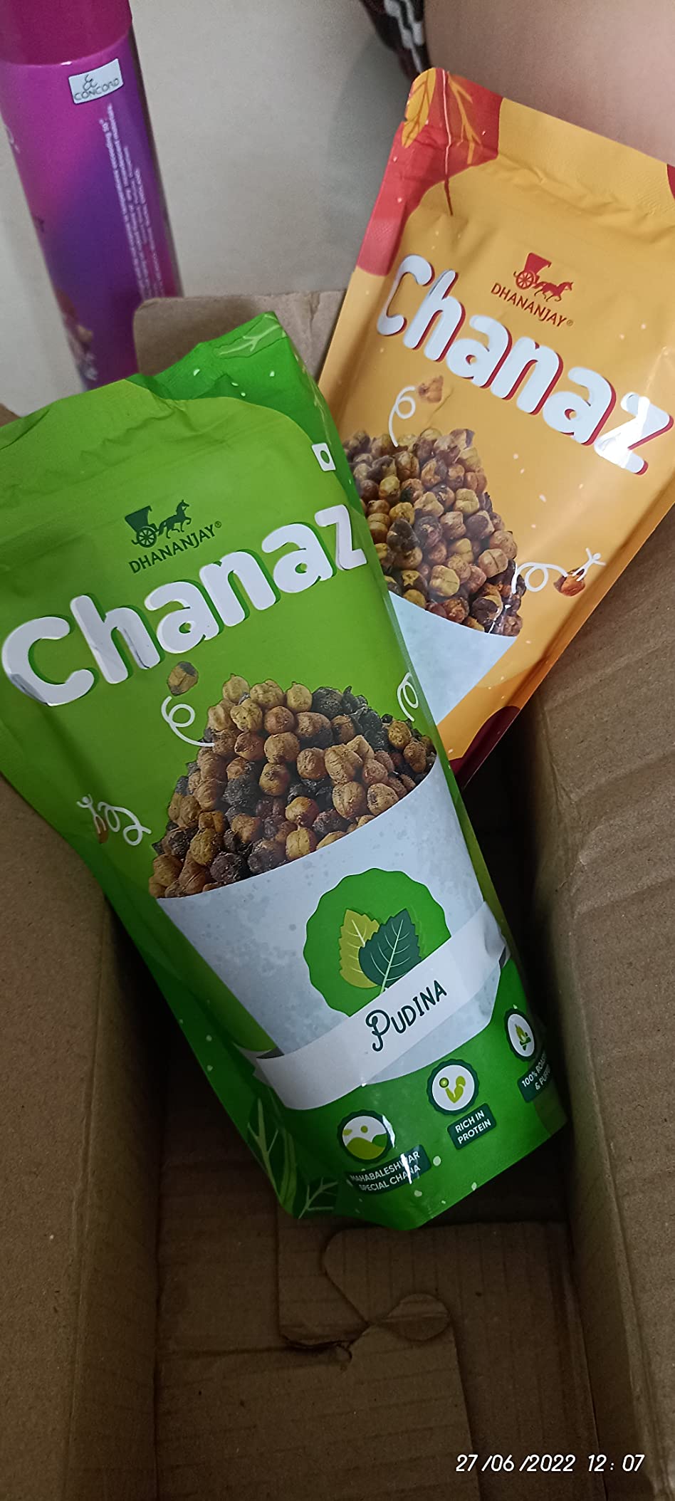 Dhananjay Roasted Flavoured Mahabaleshwar Chana (Chickpeas) | Gluten ...