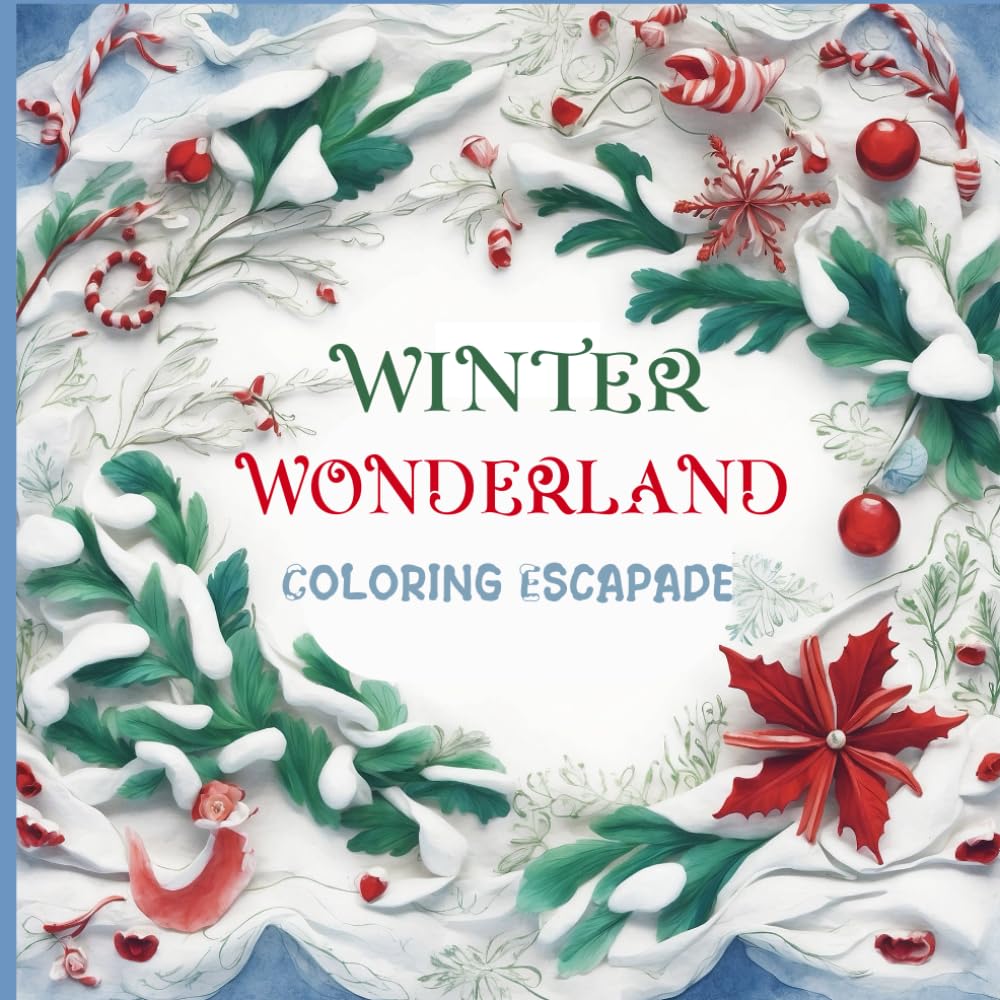 Amazon.com: Winter Wonderland Coloring Escapade: Festive winter ...