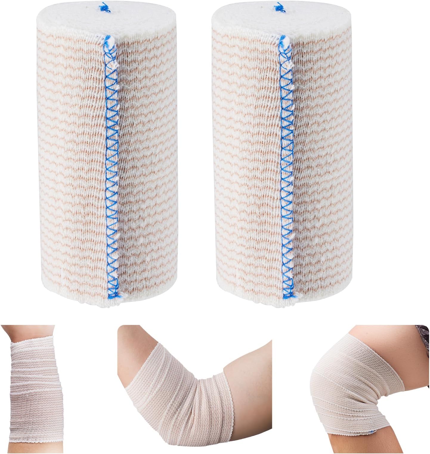 Amazon.com: YHDSYN 2Rolls 4Inch Elastic Bandage Wrap Compression ...