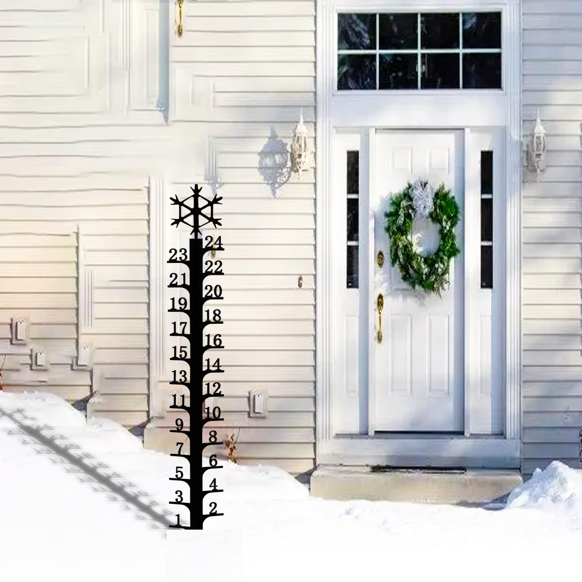 Snapklik.com : Snow Gauge Outdoor, 24 Inch Snowfall Measuring Gauge ...