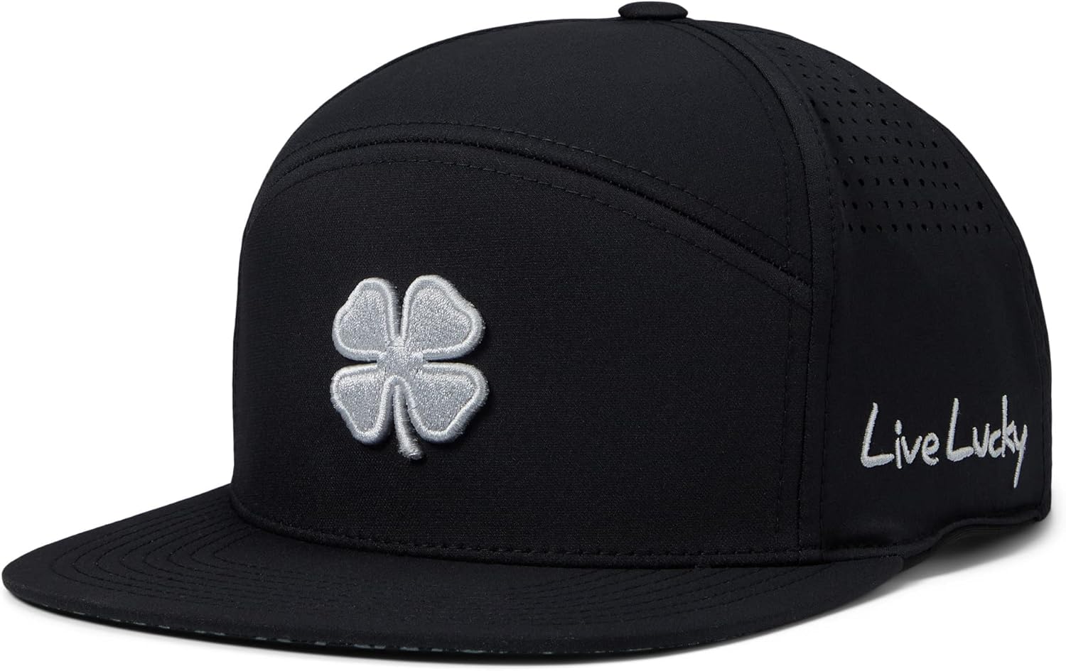 Black Clover Dean Hat Silver Clover/Sublimated Undervisor Print/Black ...