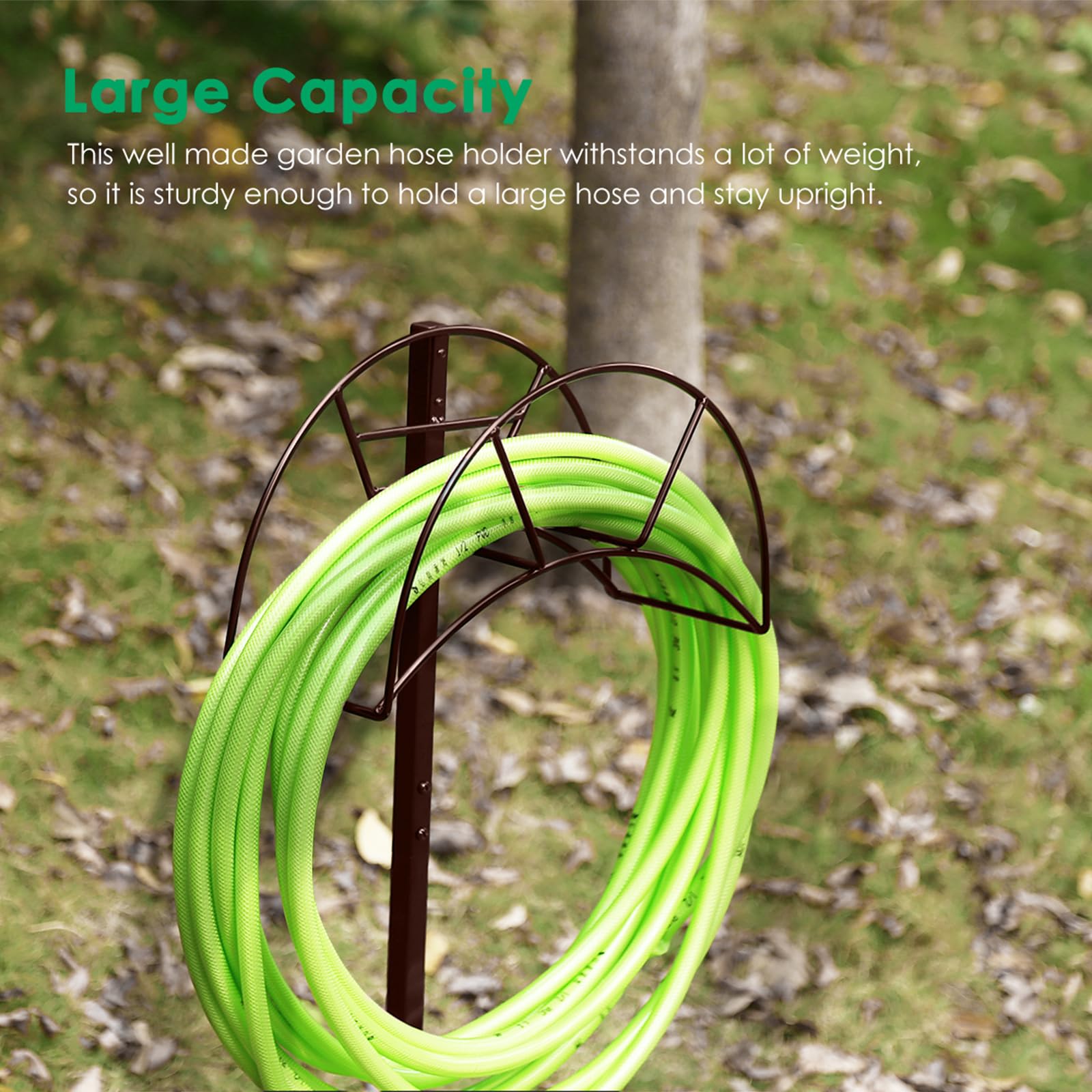 Snapklik.com : TomCare Garden Hose Holder Detachable Metal Water Hose ...