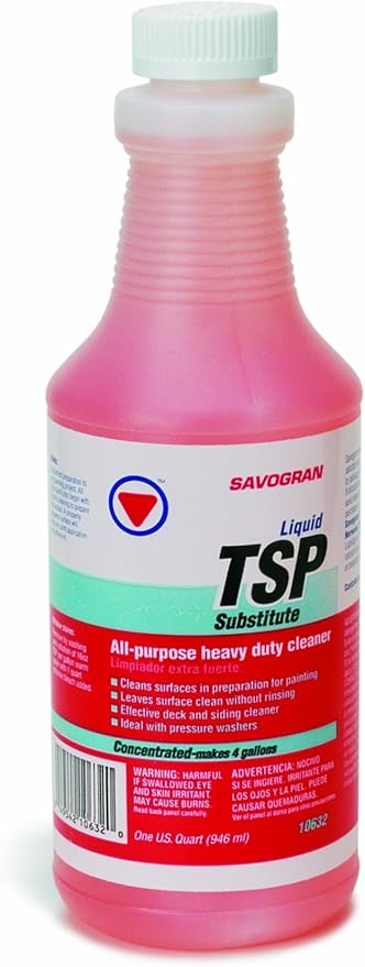 Amazon.com: Savogran 10632 Liquid TSP Substitute Cleaner, Quart ...