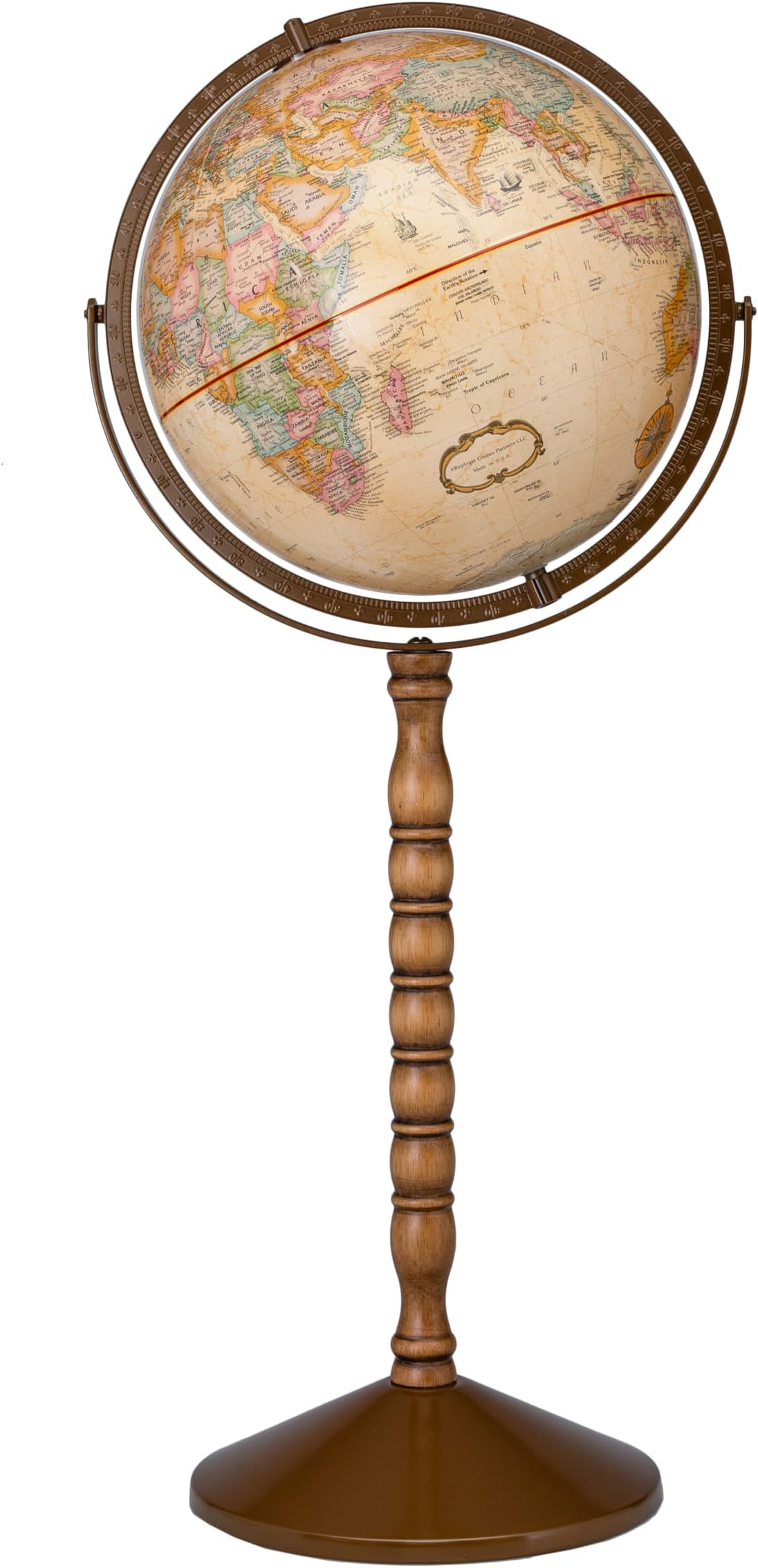 Amazon.com: Replogle World Globe with Stand 16 Inch Floor Globe ...