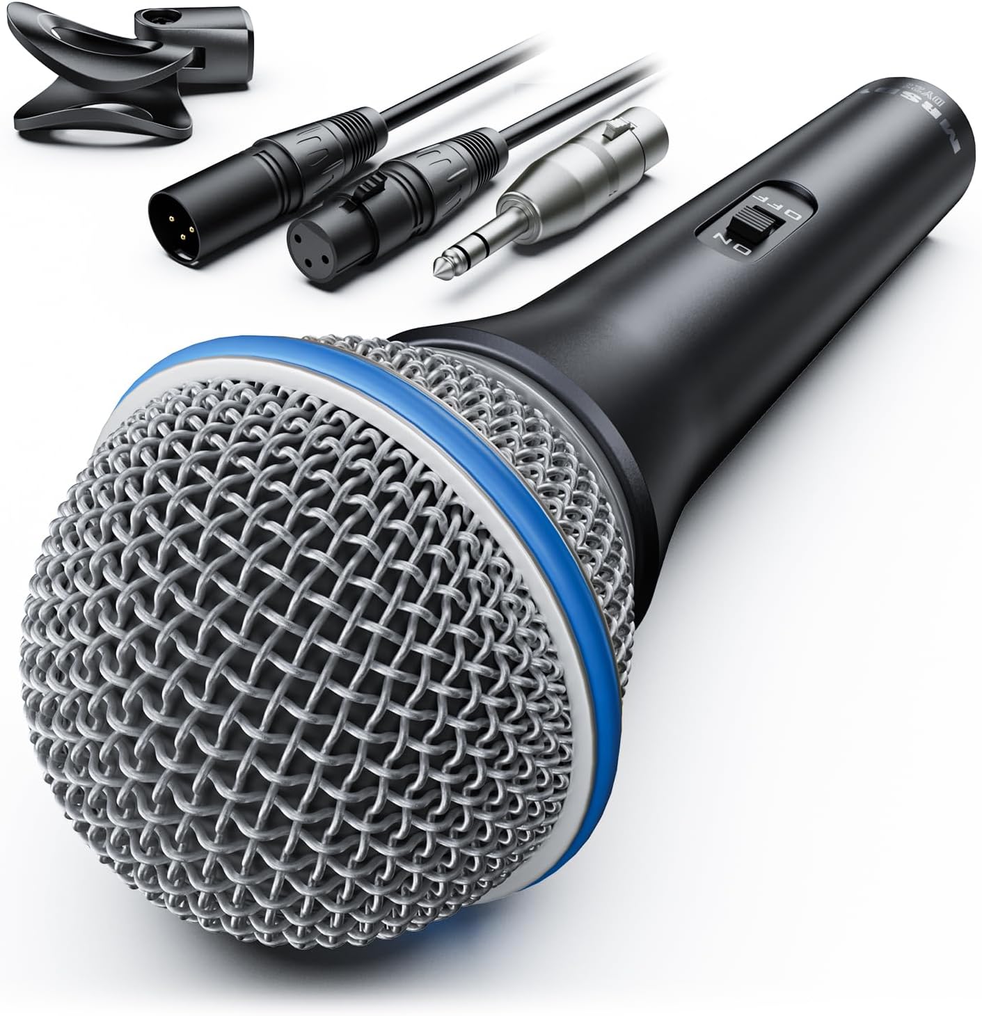 Amazon.com: MRSDY Vocal Dynamic Microphone, Metal Handheld Wired ...