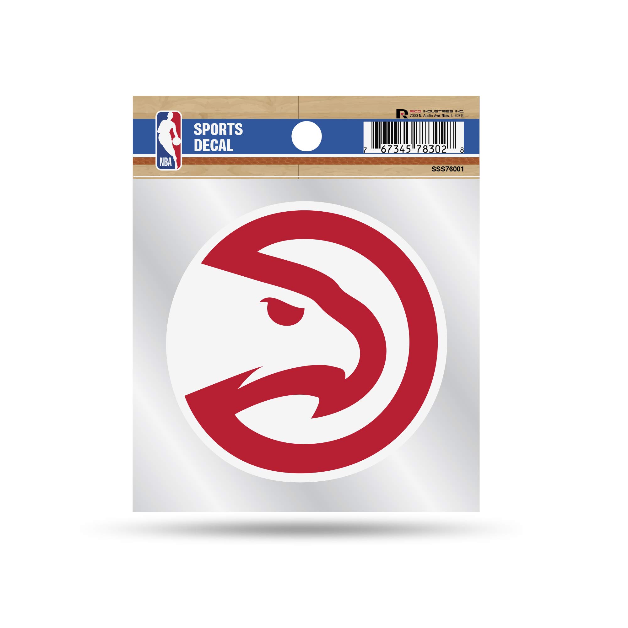 Snapklik.com : NBA Basketball Atlanta Hawks 4"x4" Small Style Decal