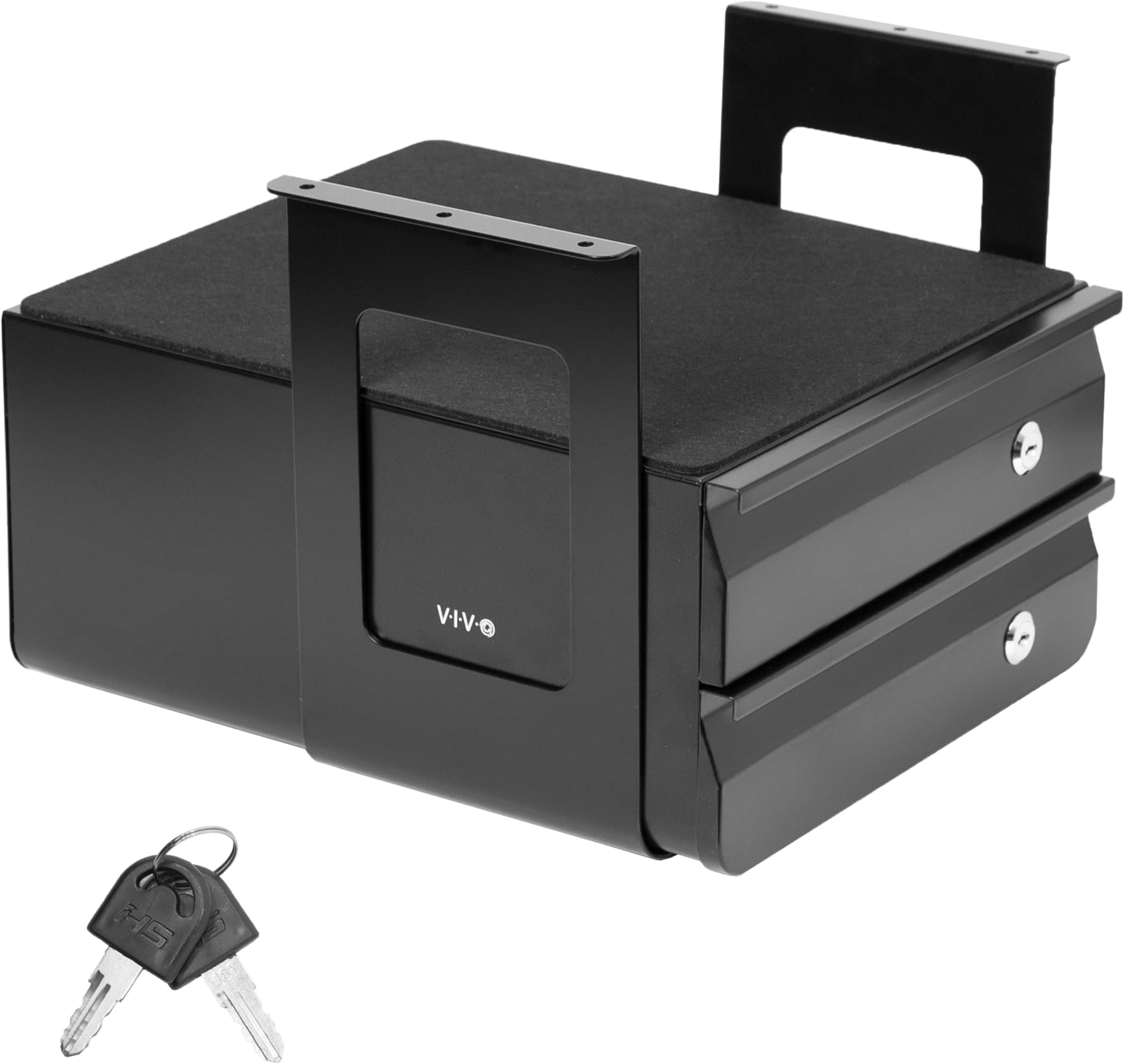 Amazon.com: POCHAR 17.75-Inch Steel Under Desk Drawer with Lock and ...