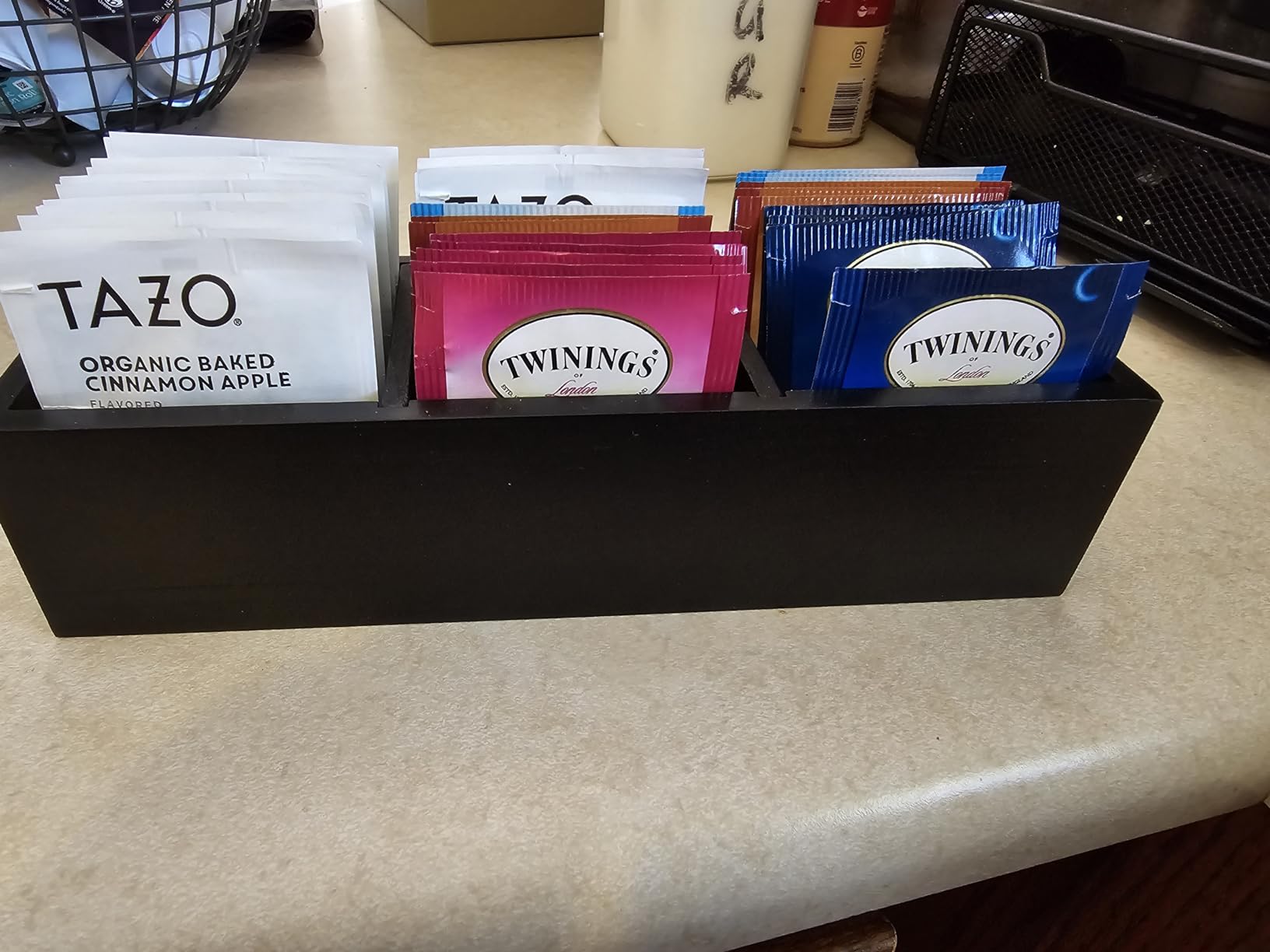 Amazon.com: DRASTAR Tea Bag Organizer, Tea Bag Drawer Organizer, Wooden ...