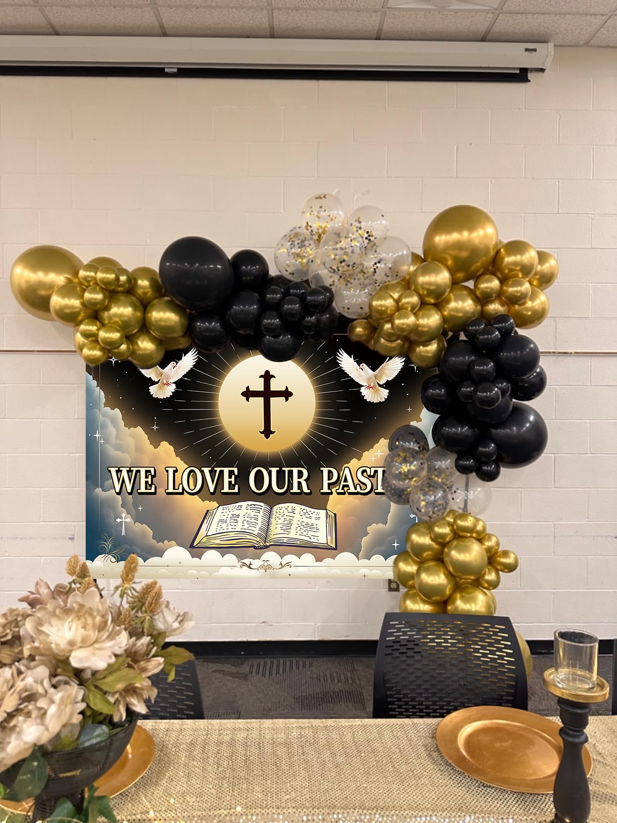 Snapklik.com : We Love Our Pastor Backdrop 8x6FT Pastor Appreciation ...