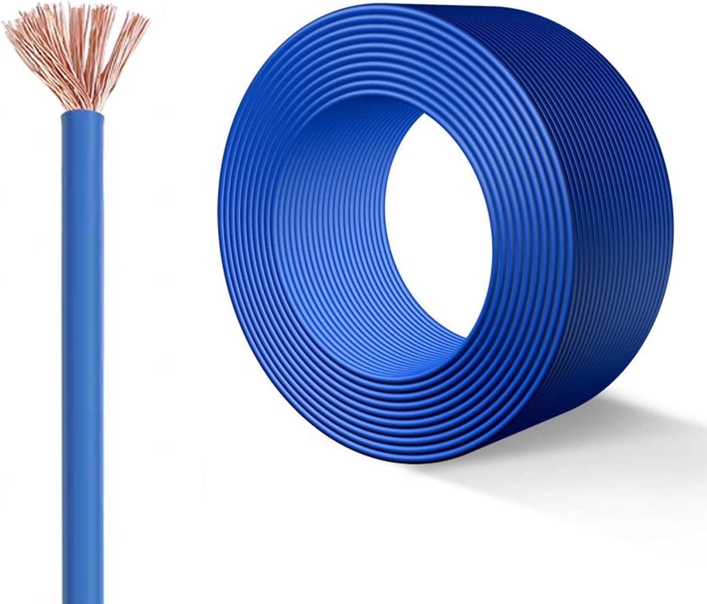 1.0mm²-10mm² Soft Pure Copper Electrical Wire 25FT-100FT Single Core ...