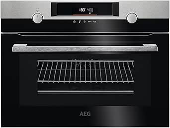 AEG KMK565060M Kompaktbackofen mit Mikrowelle Edelstahl : Amazon.de ...