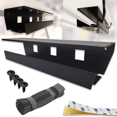 Amazon.com: Fully WireTamer Cable Management Tray - Under Desk Cord ...