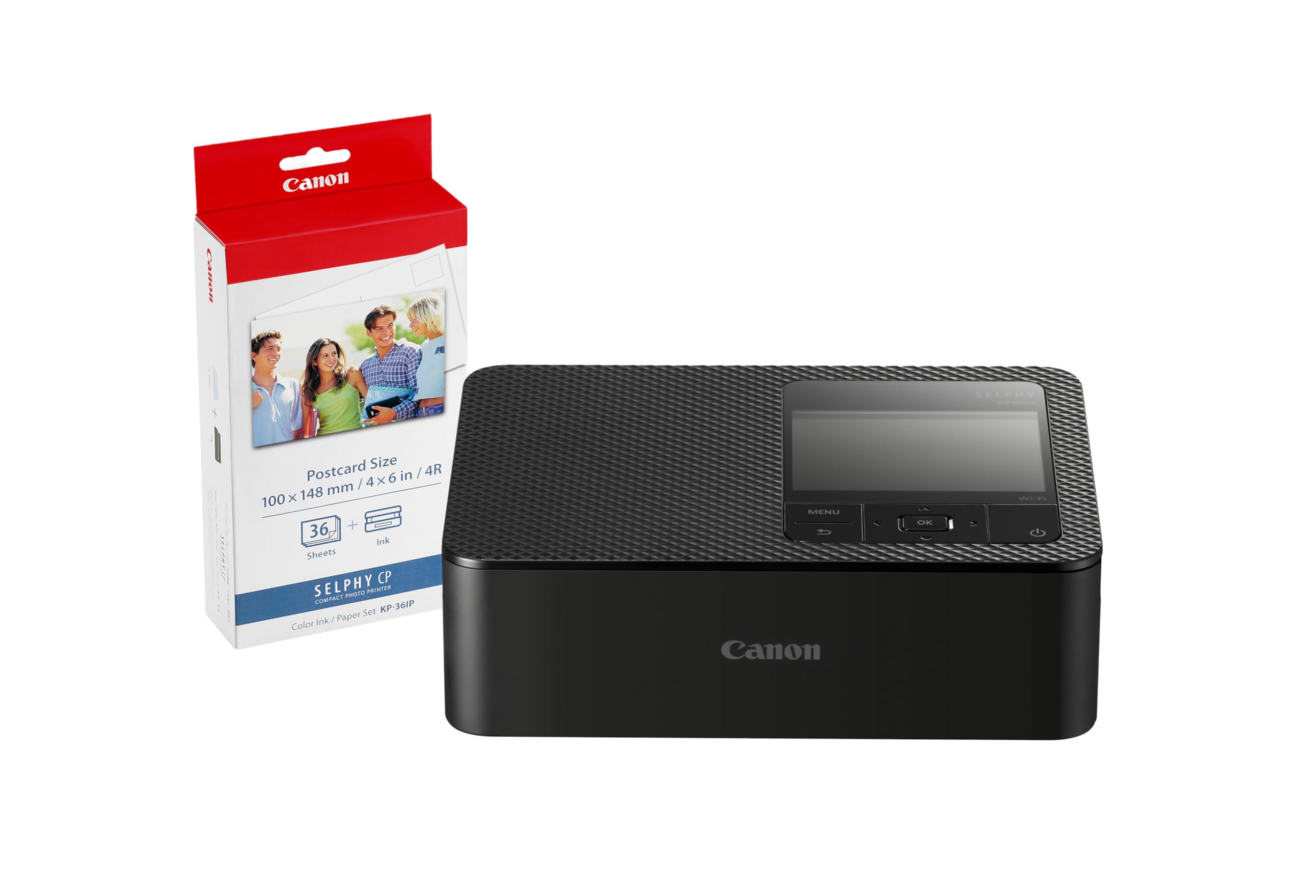 Canon SELPHY CP1500 Compact Photo Printer + Ink & Paper Set (36 Sheets ...