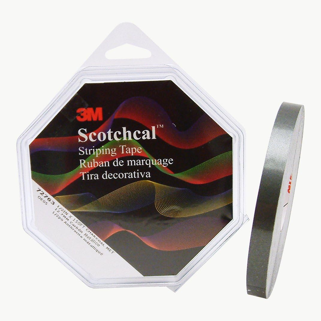 3M Scotchcal Striping Tape: 1/2 in. x 50 yds. (Charcoal Metallic ...