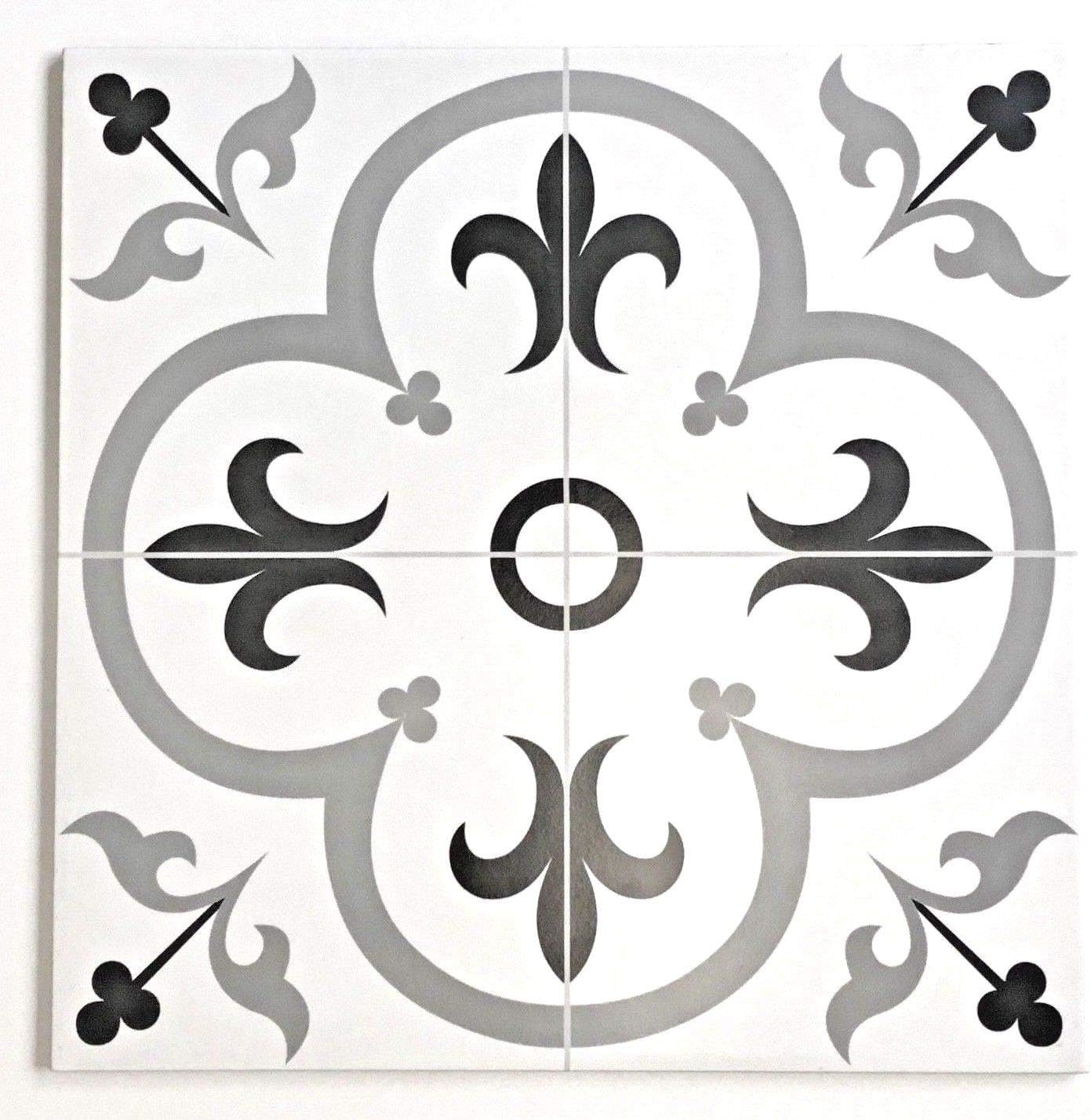 Valencia 18 inch x 18 inch Ceramic Floor Tile - Amazon.com