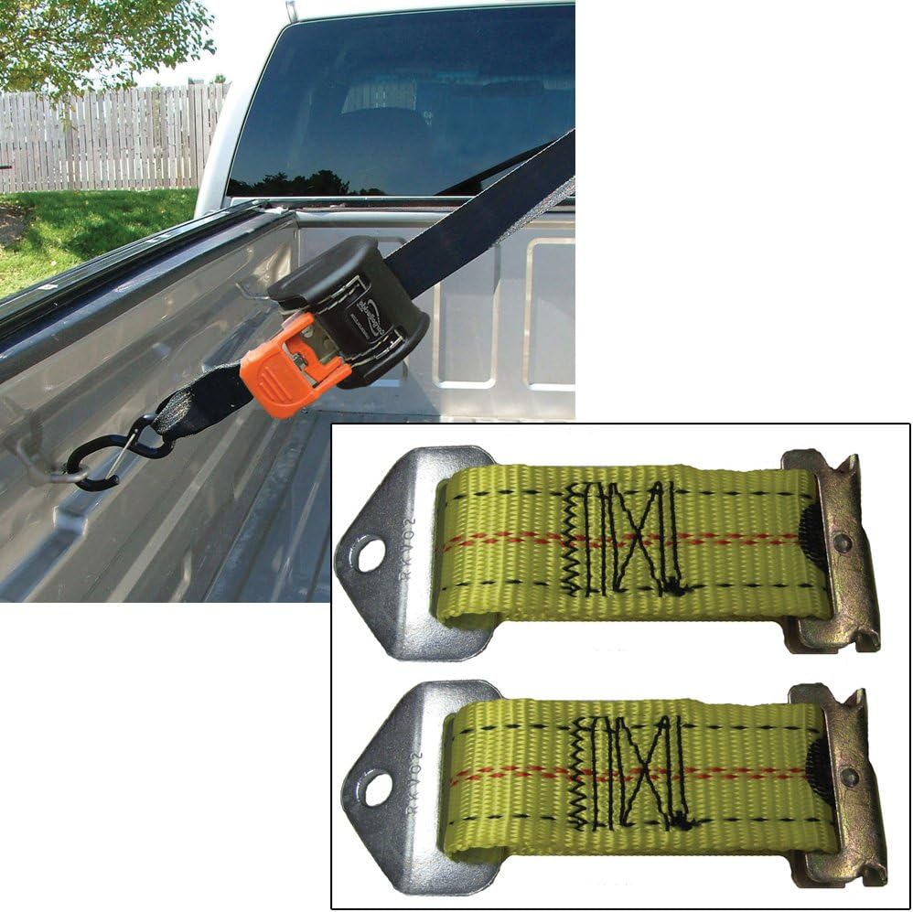 Amazon.com: CargoBuckle F14087 E-Track Adapter Straps 2-Pack ...