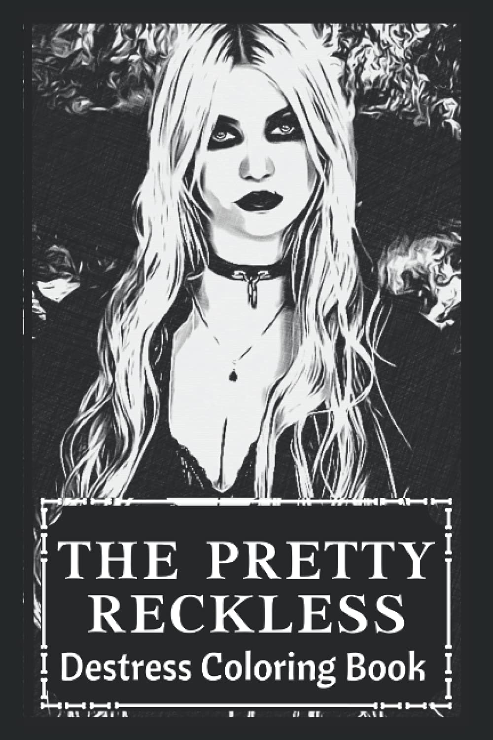Buy Destress Coloring Book: The Pretty Reckless Inspired Stress ...