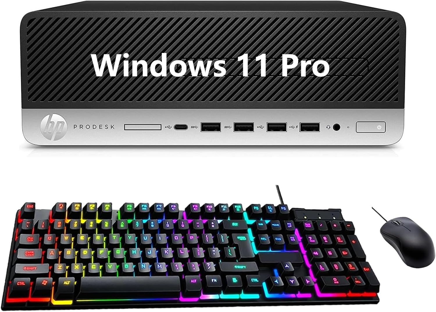 Amazon.com: HP ProDesk 600 G4 SFF Desktop PC, Core i5-8500T, 16 GB RAM ...