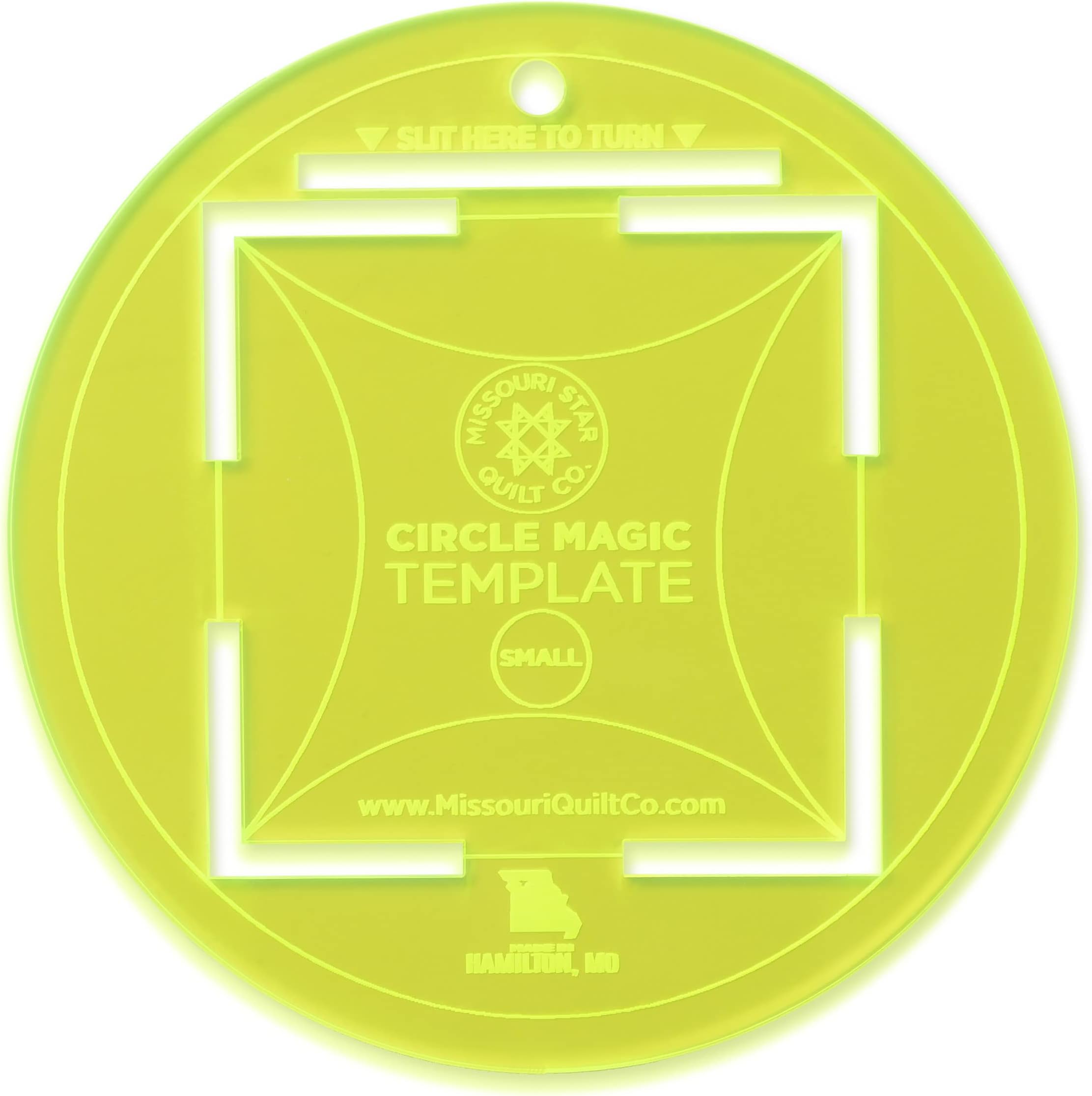 Amazon.com: Bequilter Circle Magic Quilting Template Set (5'' and 10 ...