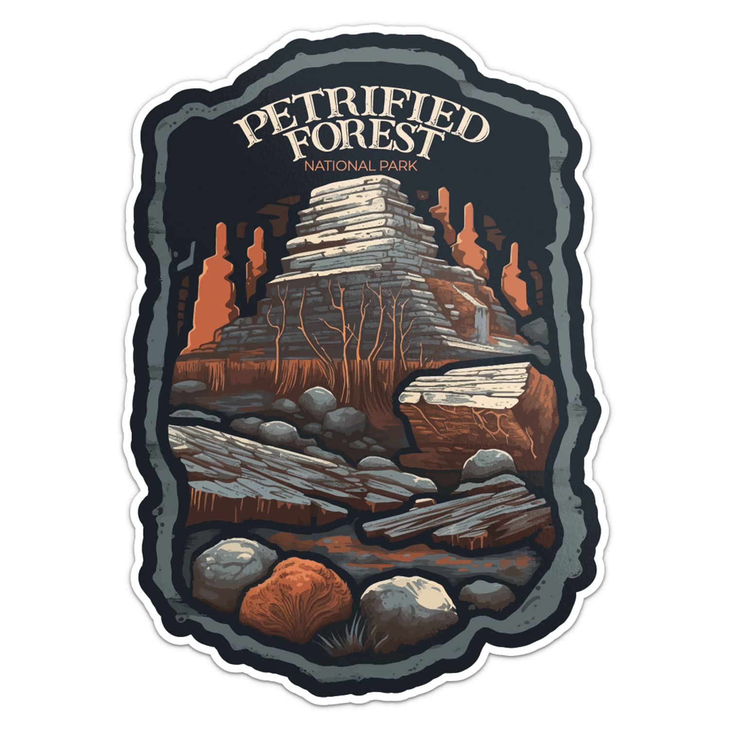 Amazon.com - Petrified Forest National Park Sticker - Waterproof Vinyl ...
