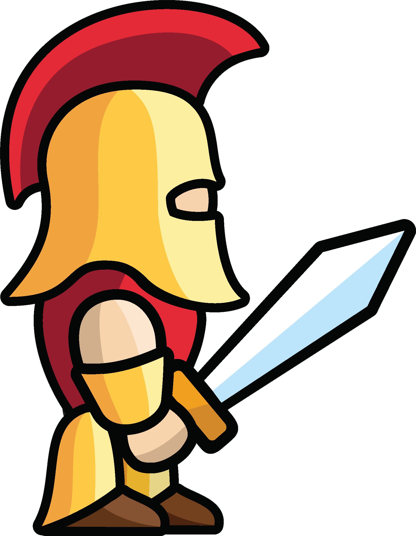 Cartoon Roman Soldier