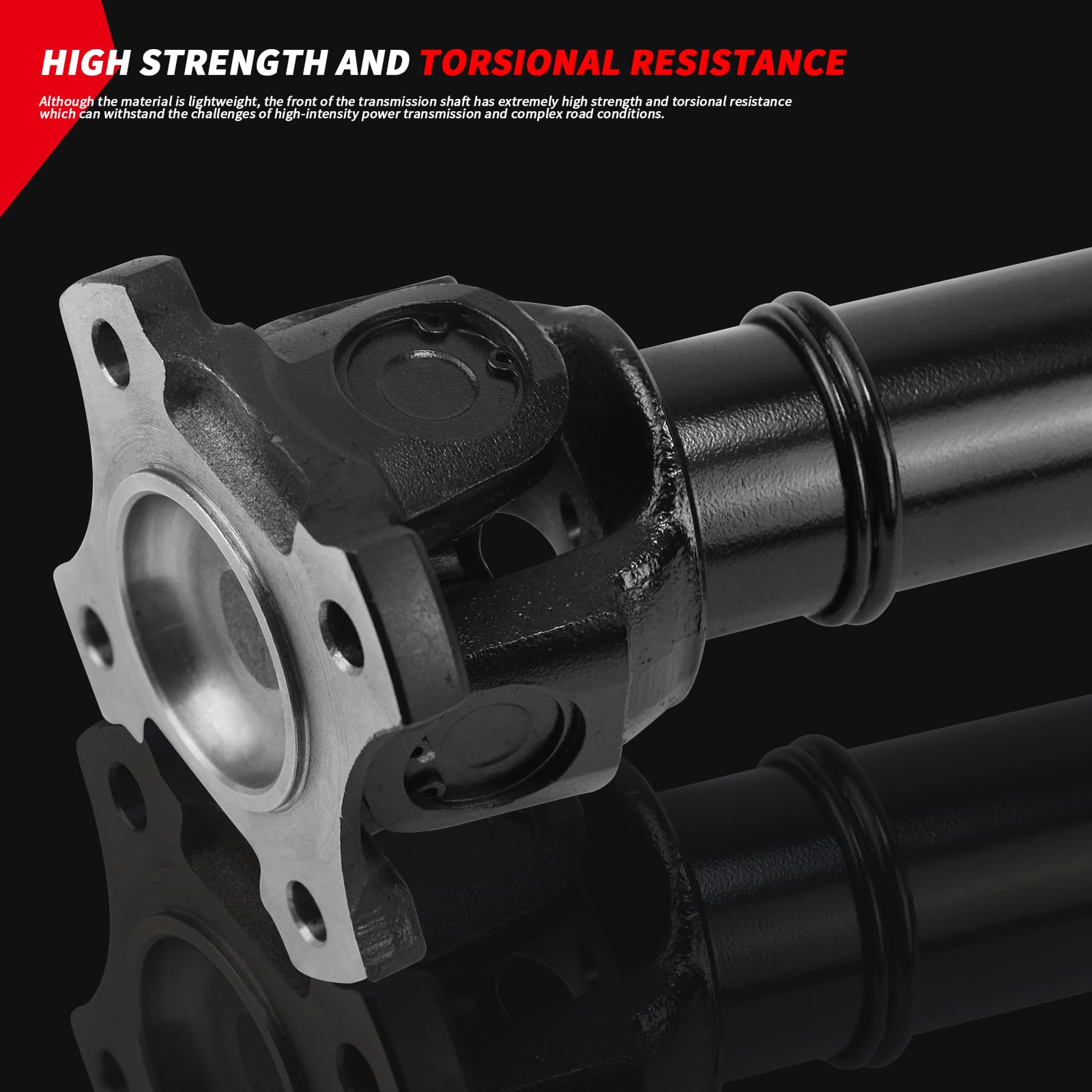 Front Complete Drive Shaft Prop Shaft Driveshaft Assembly Compatible ...