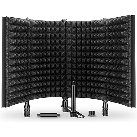 Amazon.com: Aokeo Studio Recording Microphone Isolation Shield, Pop ...