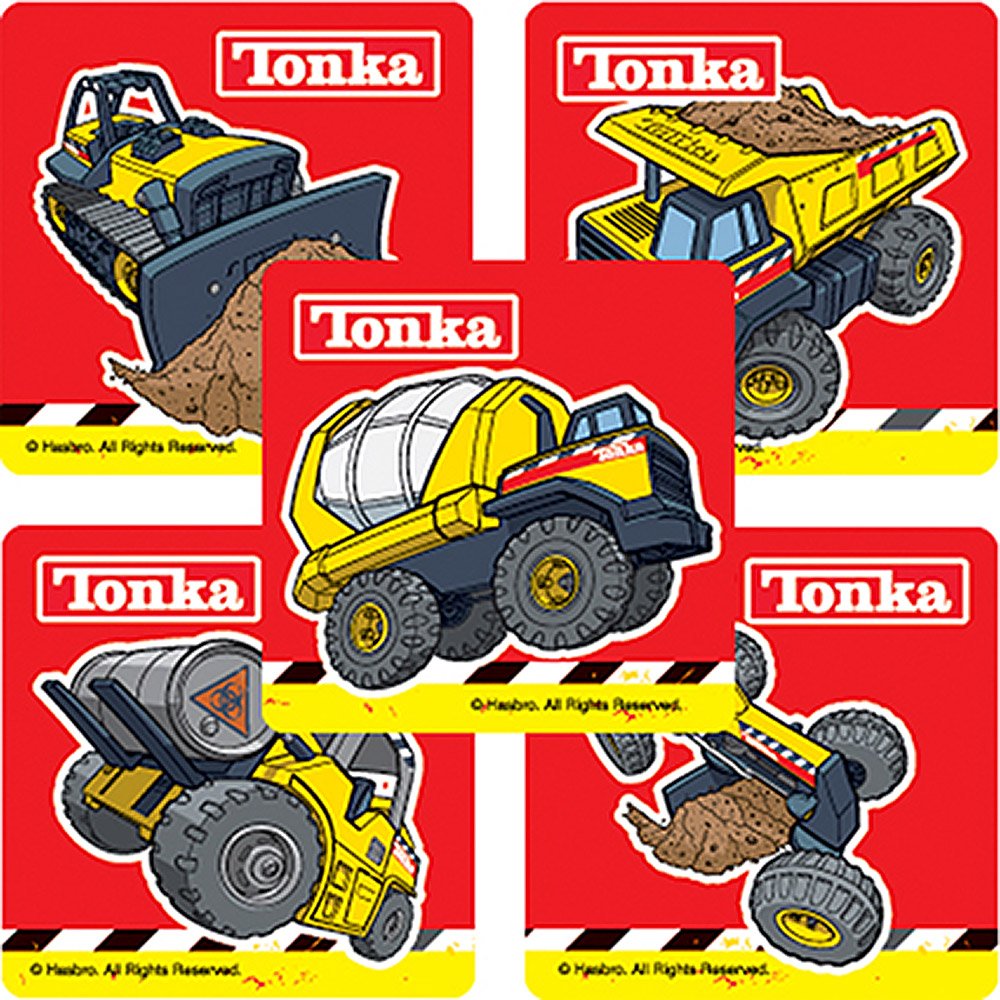 Amazon.com: Tonka Truck Stickers - Party Favors - 100 Per Pack : Toys ...