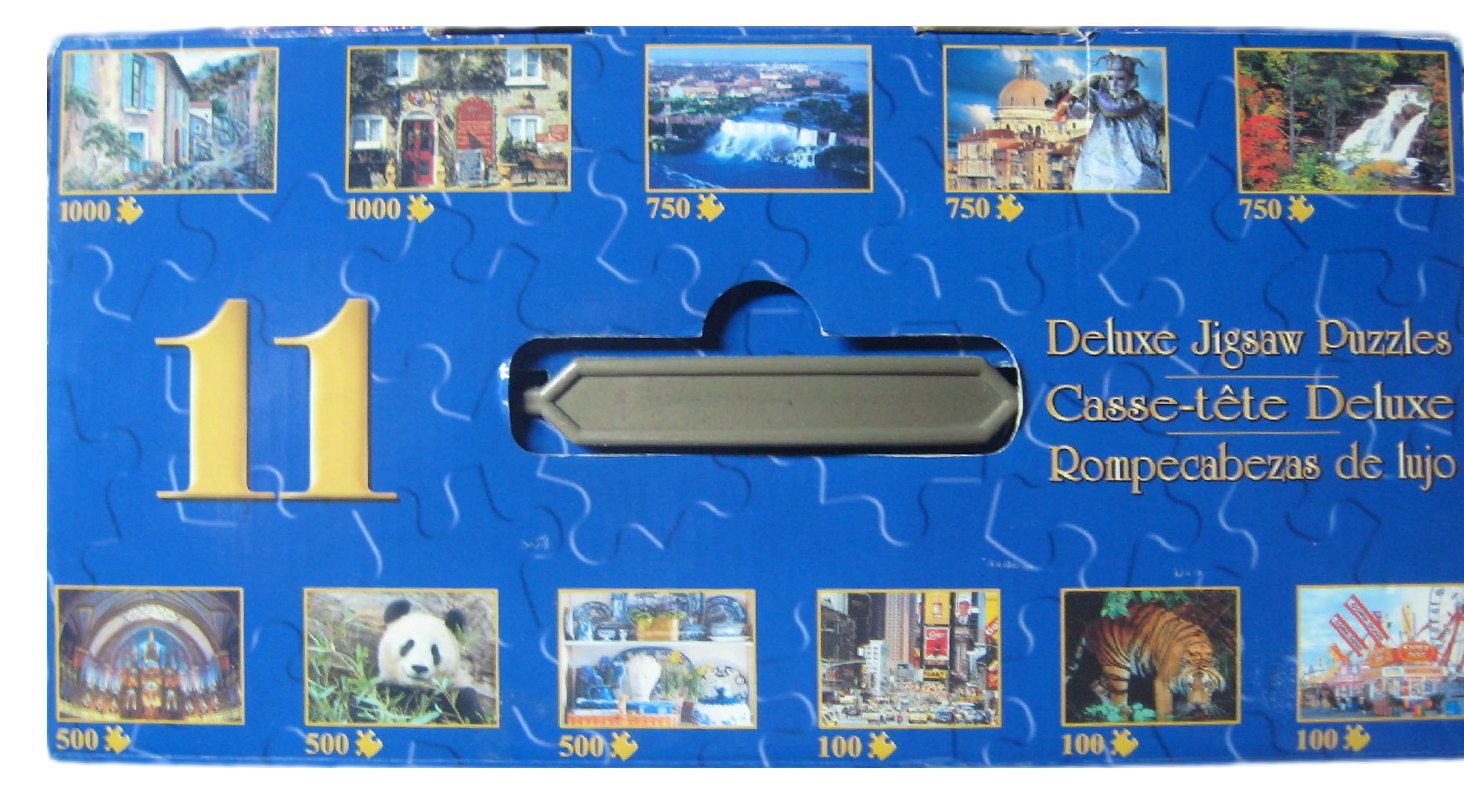 Buy 11 Deluxe Jigsaw Puzzles in One Box Sure-Lox 6050 Total Pieces ...