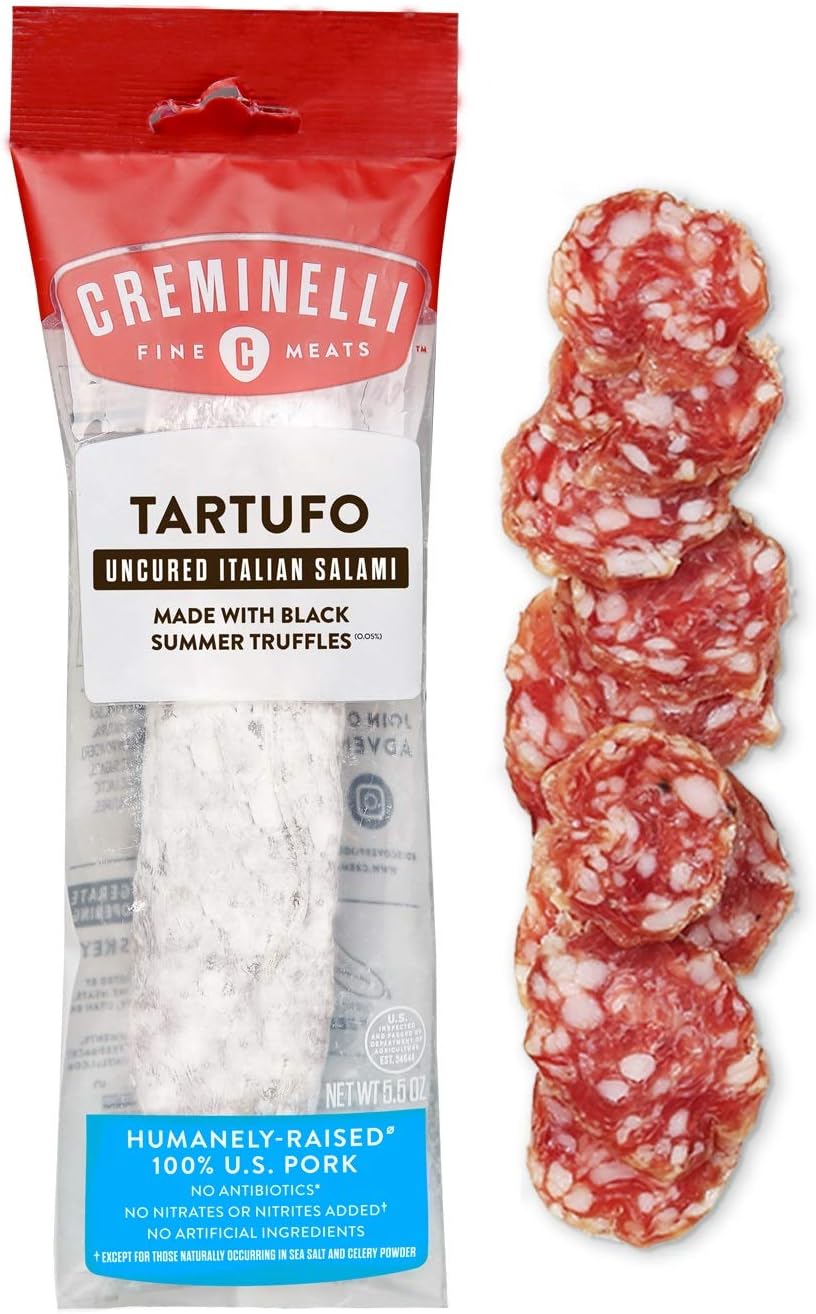 Amazon.com: CREMINELLI Tartufo Salame, 5.5 OZ : Grocery & Gourmet Food