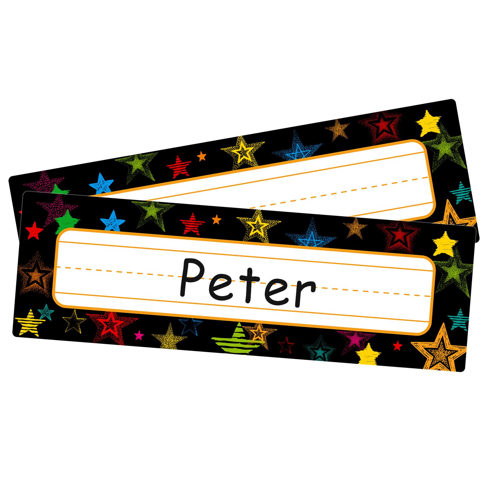 Buy FaCraftStars Name Plates for Classroom - 36pcs Watercolor Students ...