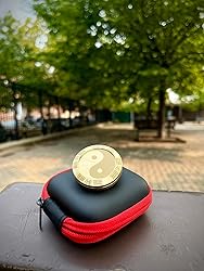 Amazon.com: GreenHB Metal Fidget Slider Lucky Coin - Tai Chi Coin ...