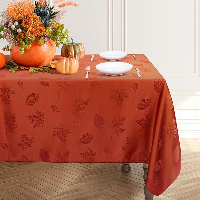 Amazon.com: Babenest Fall Tablecloth Rectangle 60x120 Inch, Autumn ...