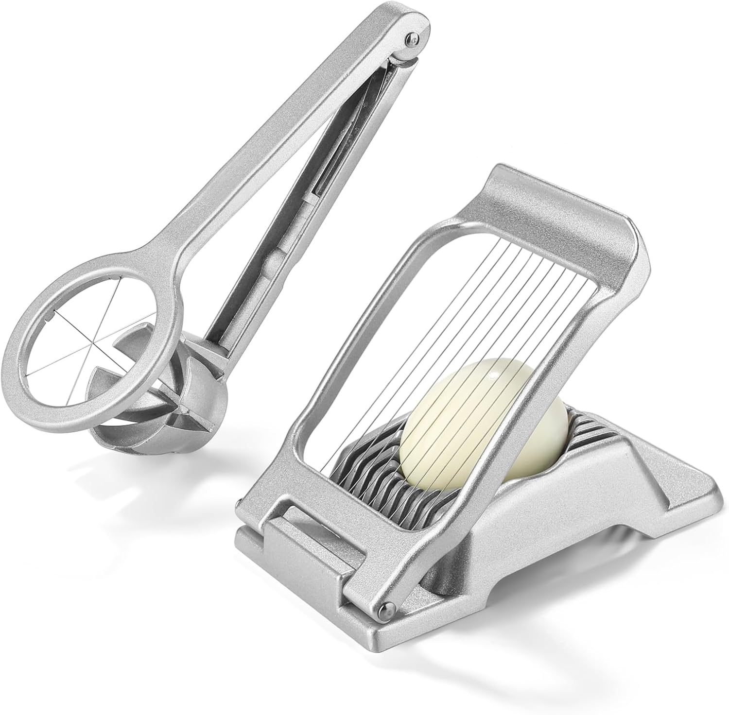 Amazon.com: Egg Slicer Hard Boiled Eggs Slicer Stainless Steel Wire Egg ...