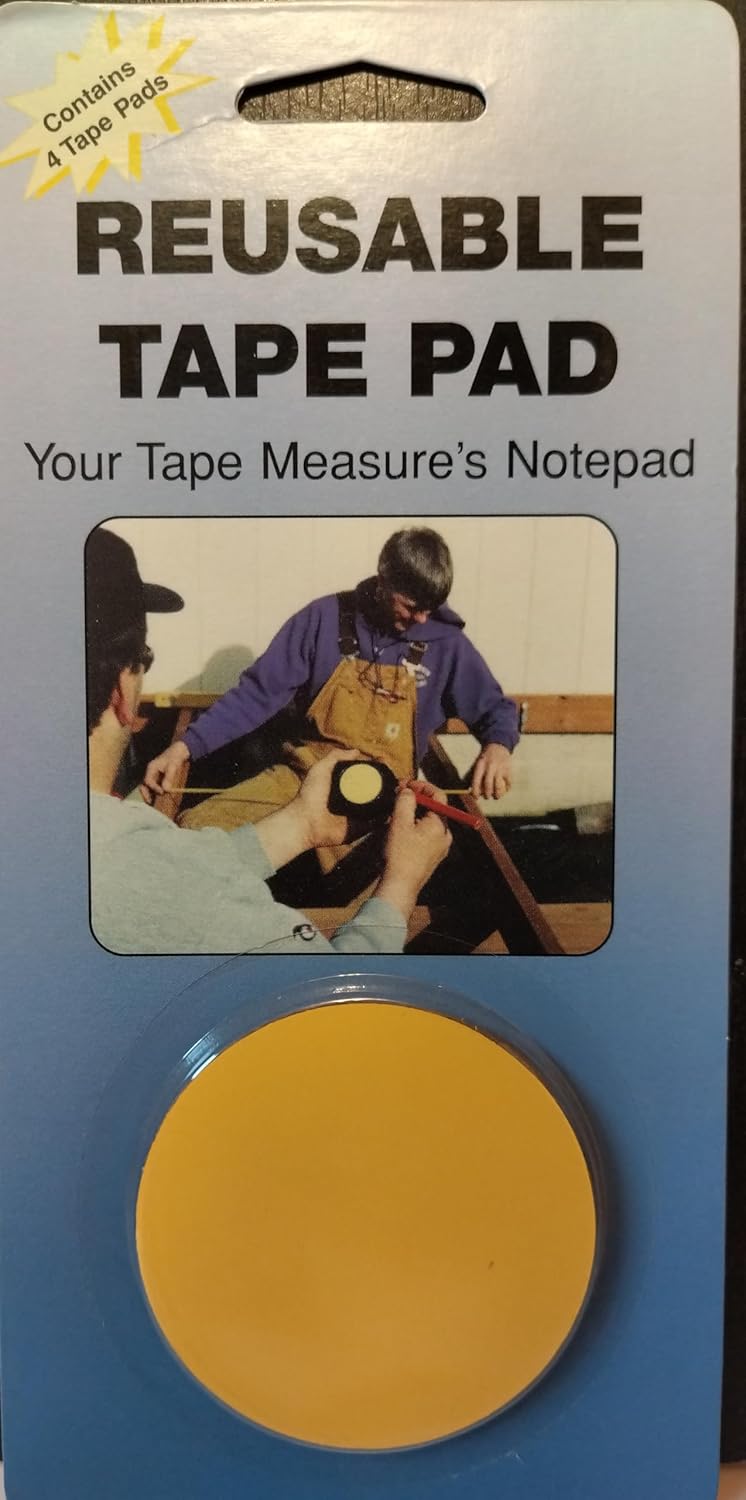 Amazon.com: Carpenter Scratch Pad Reusable Tape Pad Four Pack : Office ...