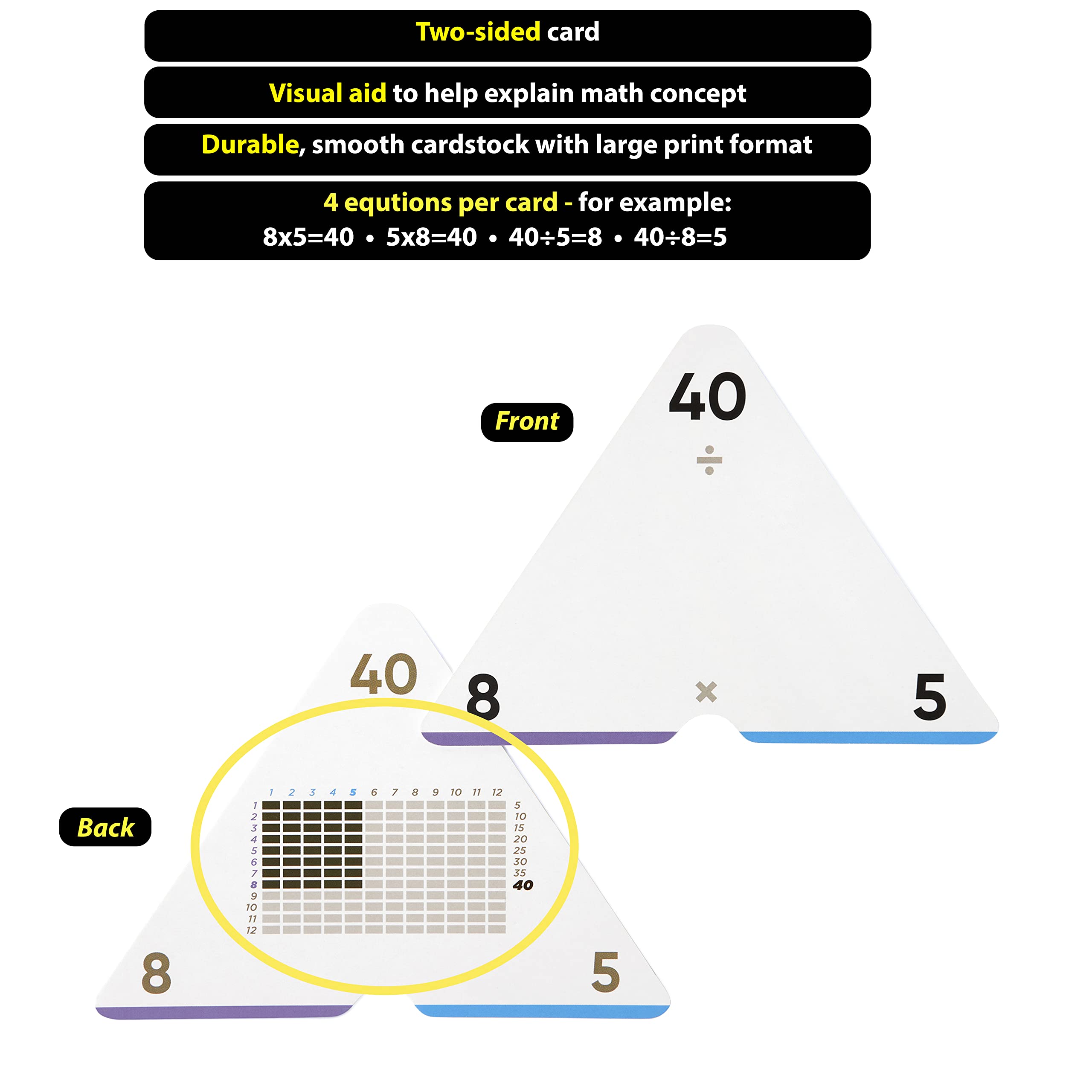 Snapklik.com : Think Tank Scholar Triangle Multiplication & Division ...