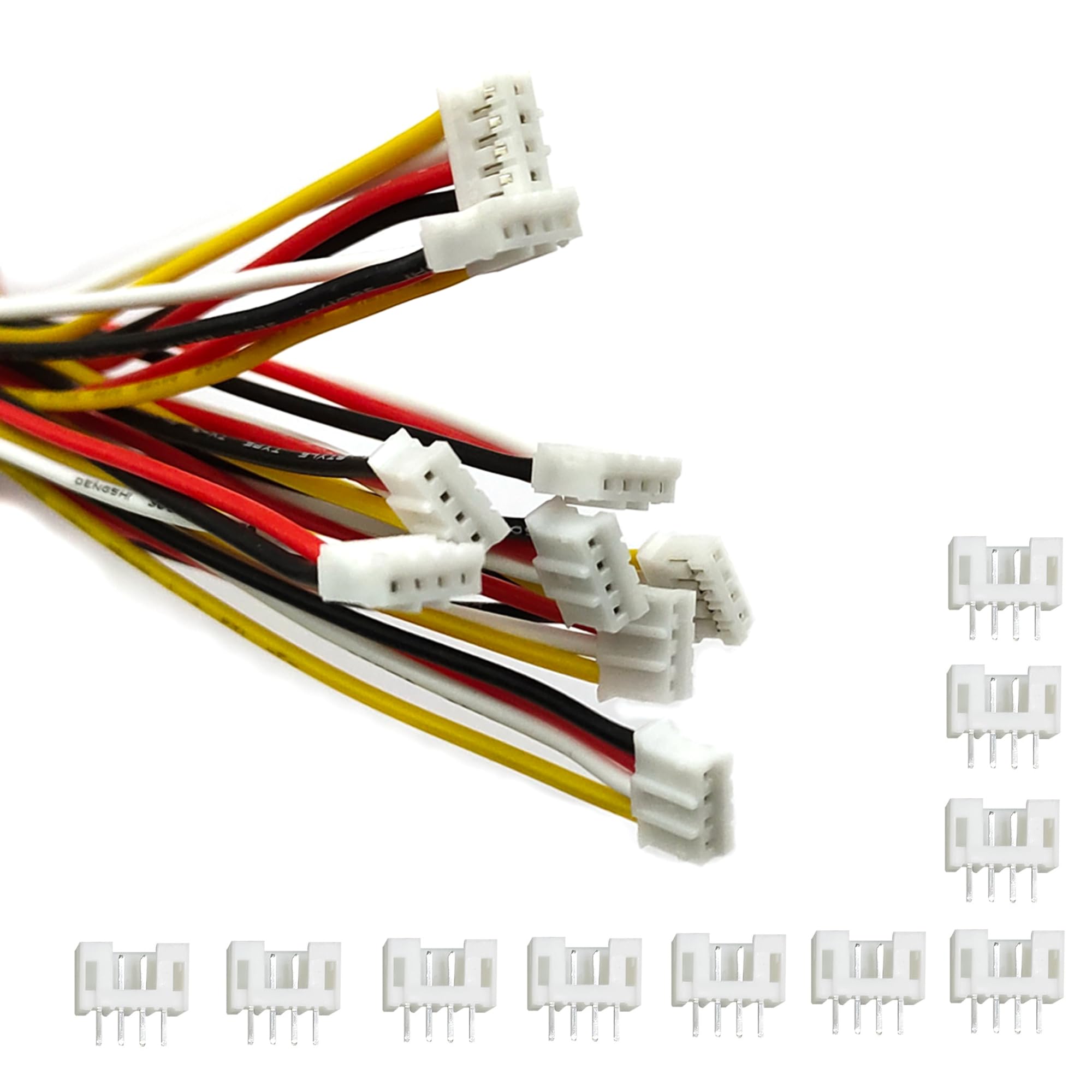 Snapklik.com : 10 Sets Mini Micro JST 2.0mm PH 4 Pin Male Connectors