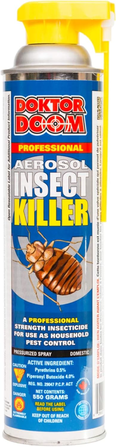 Doktor Doom Professional Aerosol Insect Killer, 550g : Amazon.ca ...