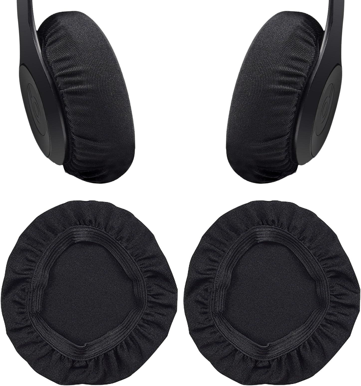 Headphone Earpad Covers, 2PCS Reusable Headphone Sweat Covers Washable ...