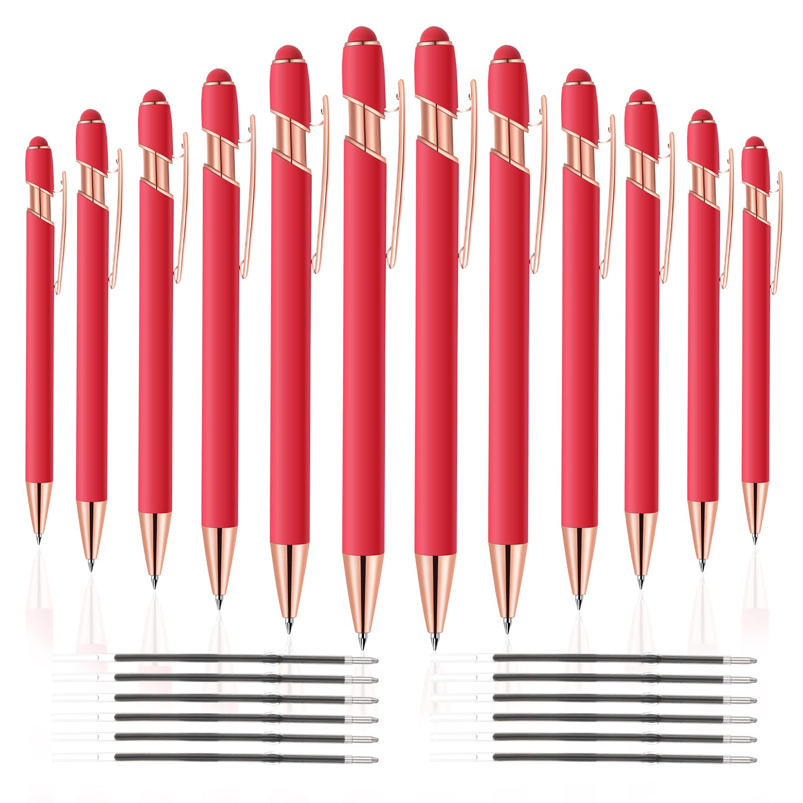 Amazon.com: FIRCRE 12 PCS 2 in 1 Stylus Ballpoint Pens,Pen with Stylus ...