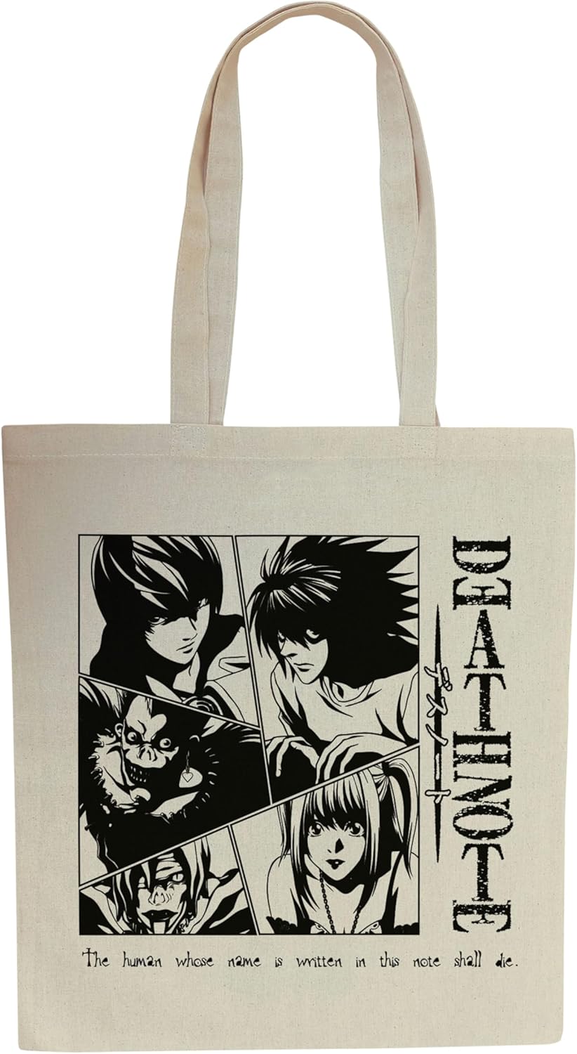 Amazon.com: ABYSTYLE Death Note Tote Bag Characters 15"x16" Anime Manga ...