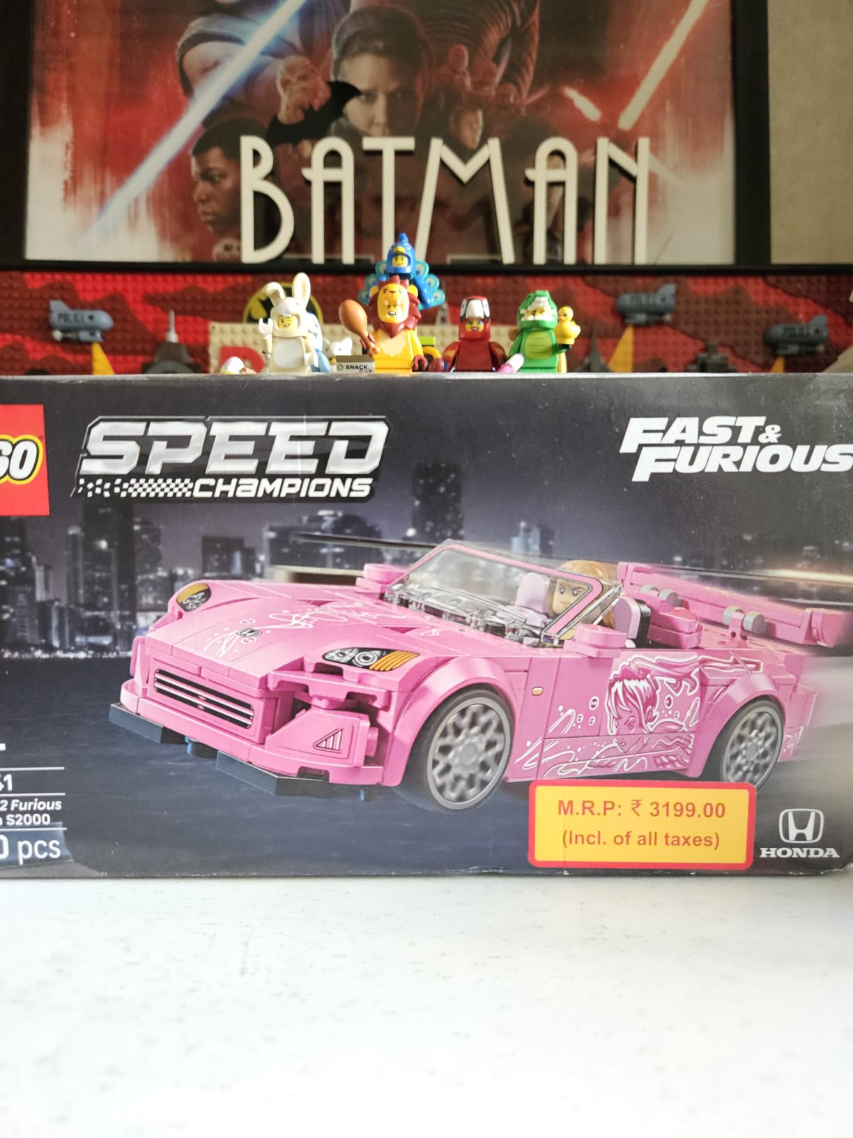 LEGO Speed Champions 2 Fast 2 Furious Honda S2000 Car Toy 77241