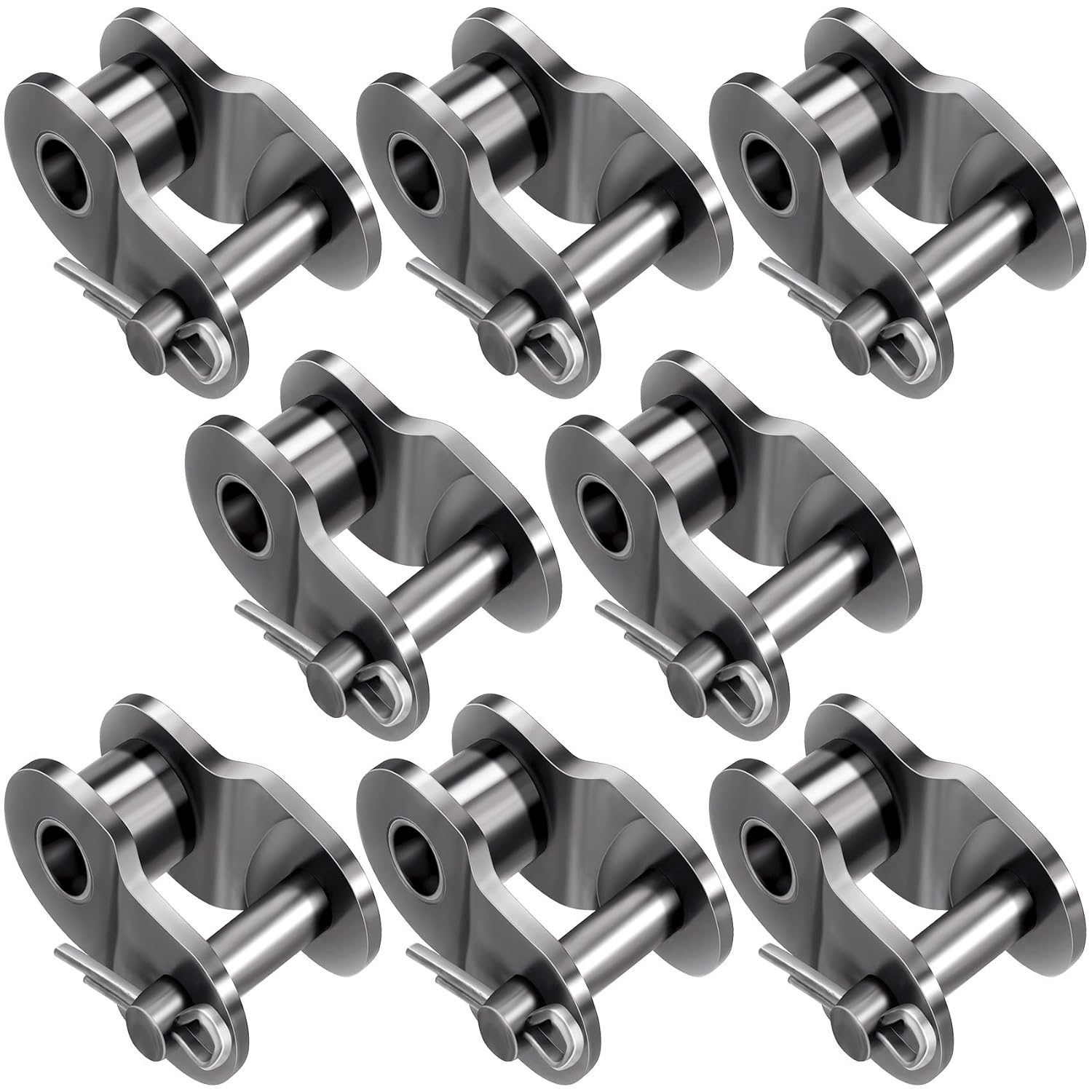 Amazon.com: OIIKI 8 Packs Roller Chain Offset Link #41, Half Link ...