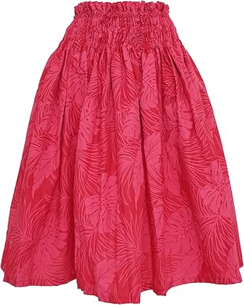 Amazon.com: Aloha Outlet PAU Skirt - Monstera Fuchsia : Clothing, Shoes ...