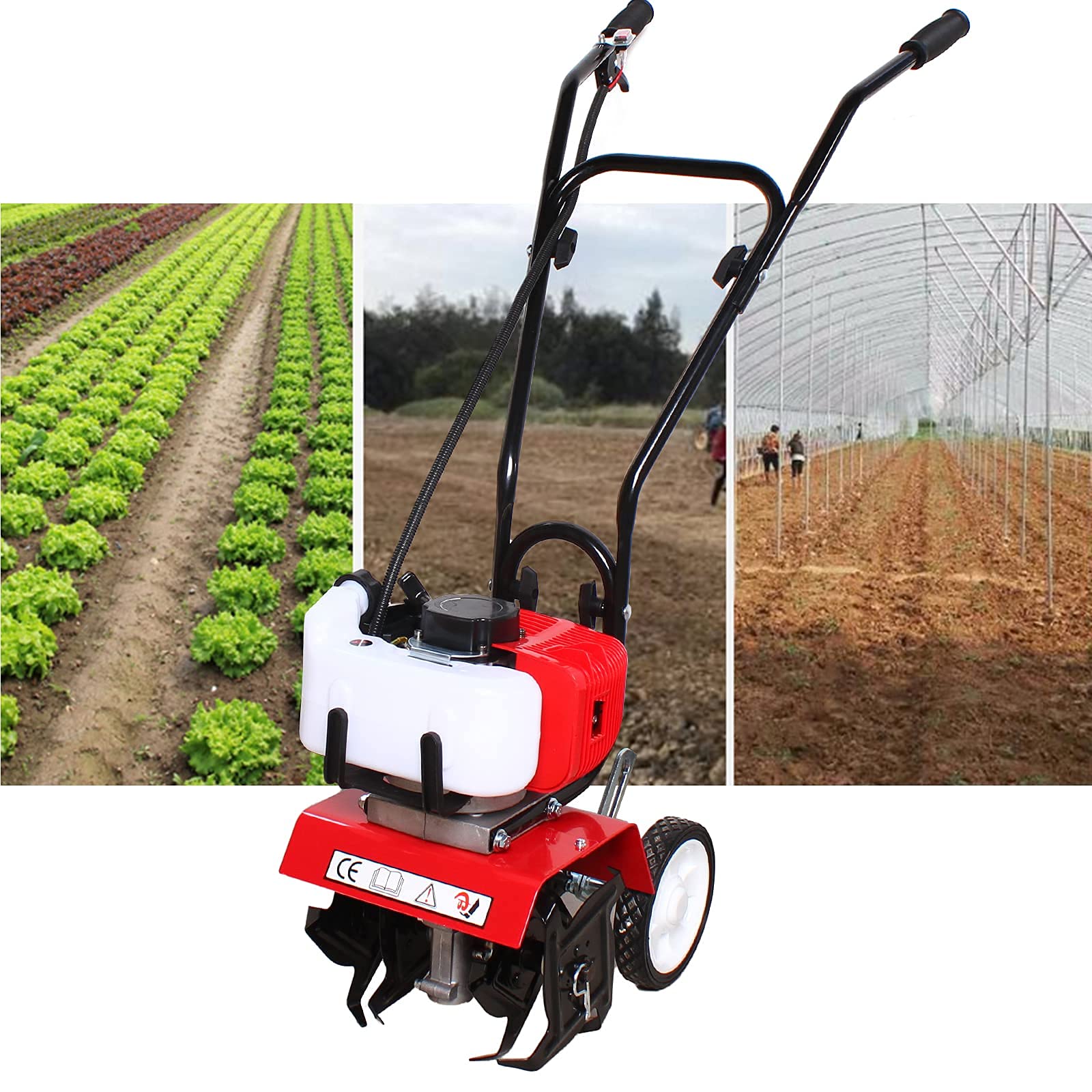 52cc 2 Stroke Tillers And Cultivators Gas Powered 2hp Hand | Desertcart ...