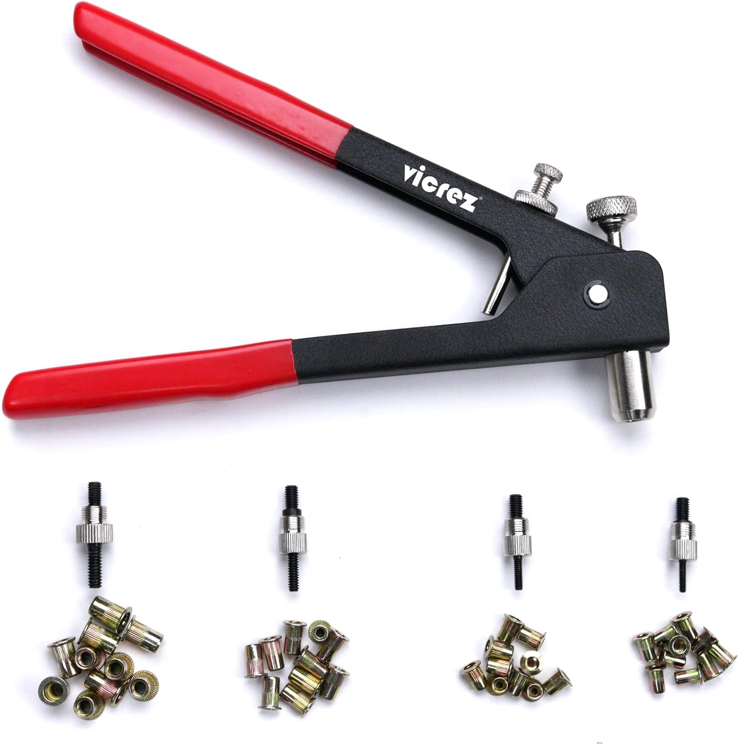Amazon.com: Vicrez vzt109 Rivet Gun Nut Tool w/Threaded Insert Riveter ...