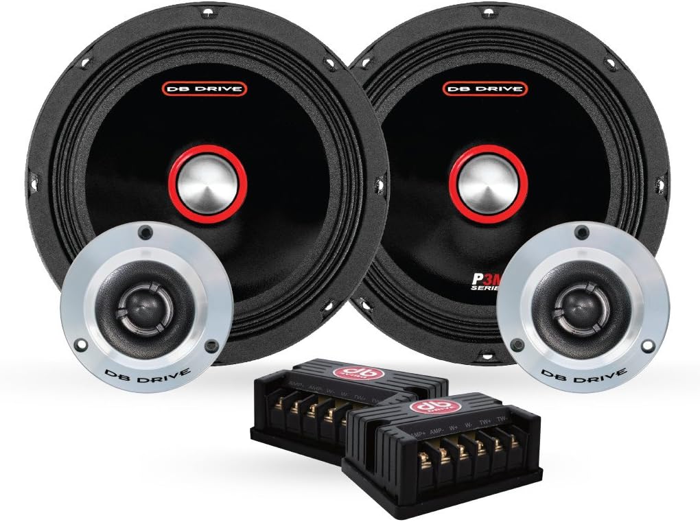 Amazon.com: DB Drive 300 Watts 8" Pro Audio Midrange Car Stereo ...