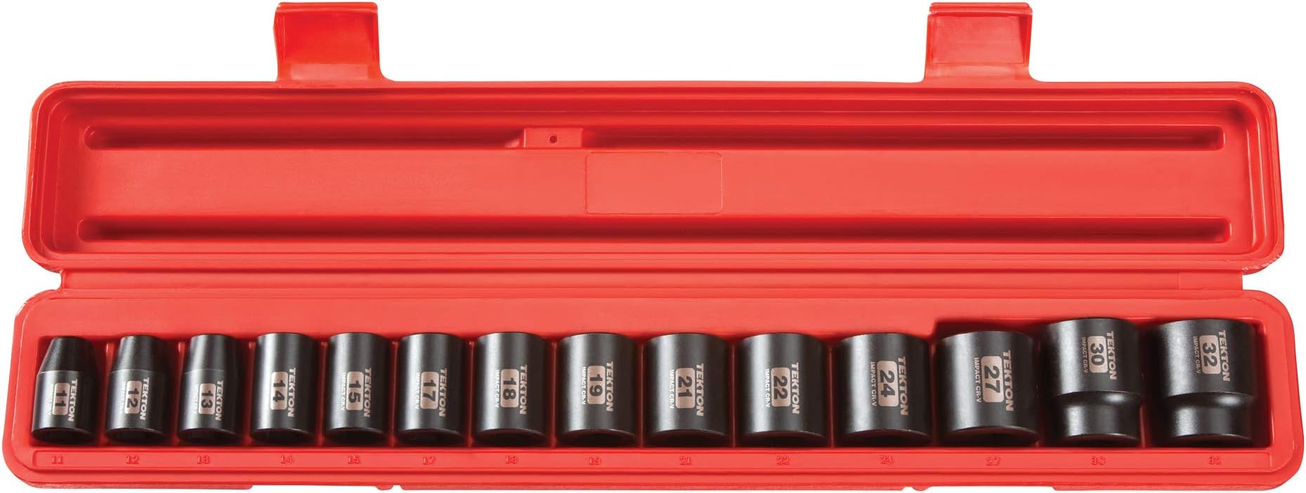 Amazon.com: TEKTON 1/2 Inch Drive 6-Point Impact Socket Set, 14-Piece ...