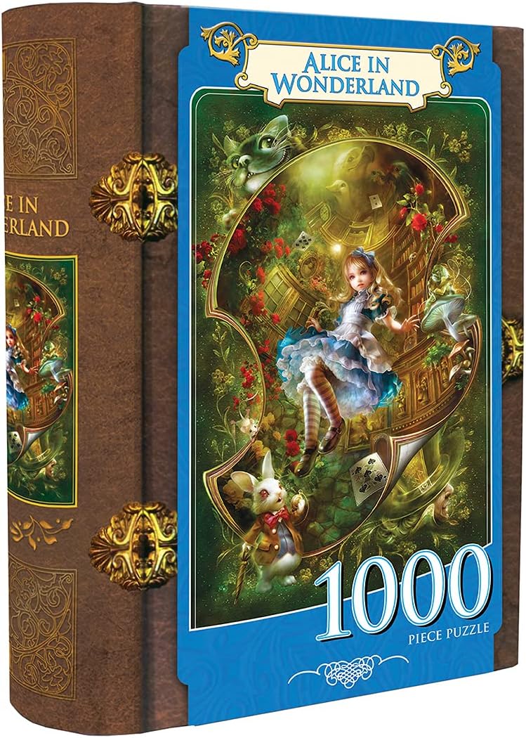 Amazon.com: MasterPieces Book Box 1000 Puzzles Collection - Alice in ...
