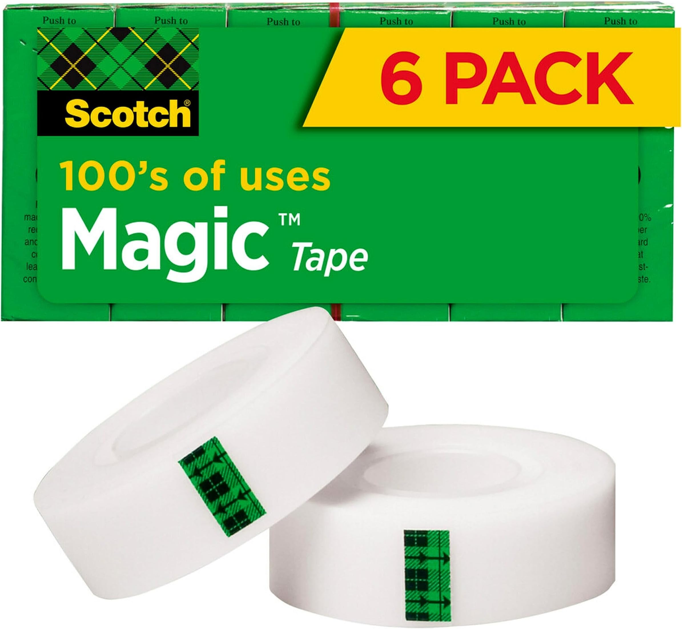 Amazon.com : Scotch Magic Tape, Invisible, Home Office Supplies and ...